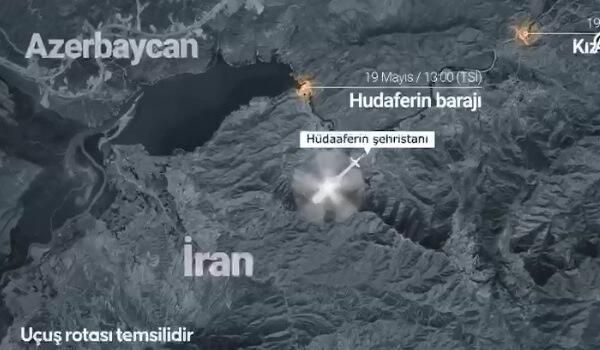 Rəisinin helikopterinin hərəkət marşrutu bu cür olub - Video